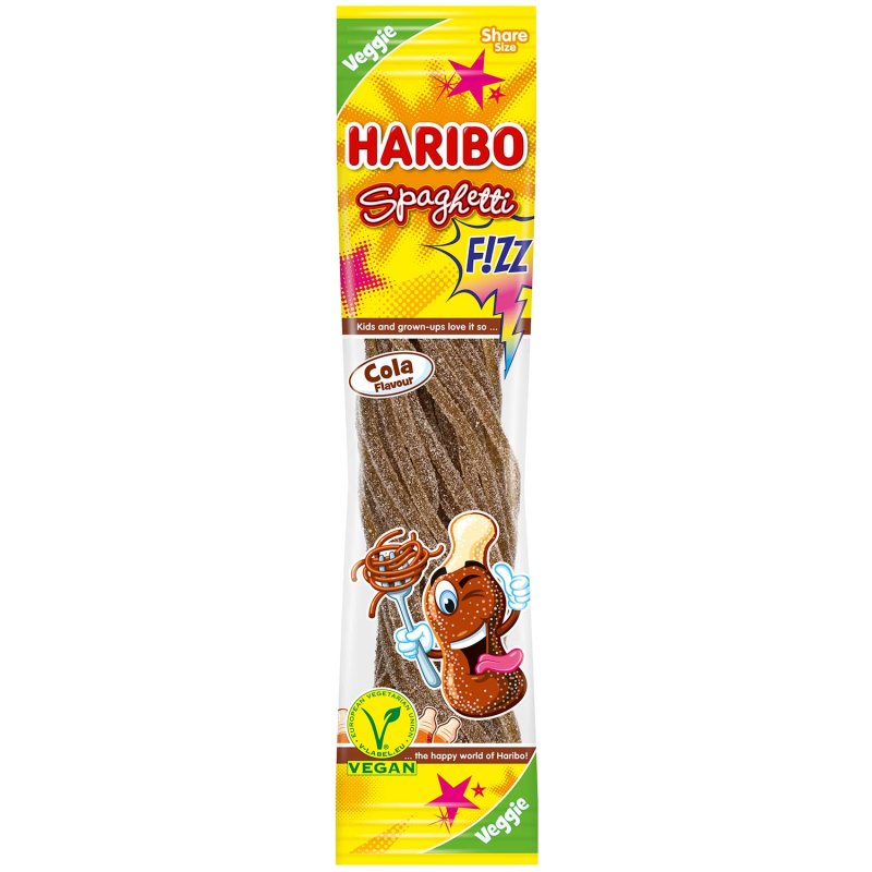 Haribo Spaghetti Fizz Cola - veggie –Jetzt bestellen! Haribo –Deutsch ...